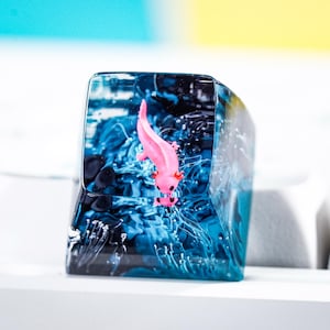 SALE 50% Axolotl Artisan Keycap, Custom Keycap,handmade Artisan Keycap ...