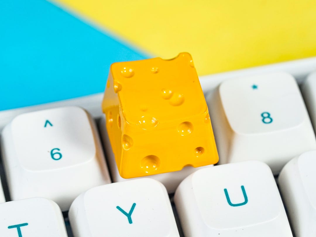 LIMITED SAEL 50% Cheese Keycap, Custom Yellow Keycap, Esc Keycap ...