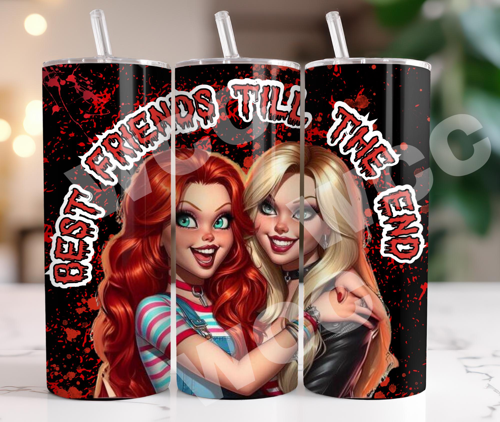Chucky and Tiffany Tumbler Wrap - Etsy
