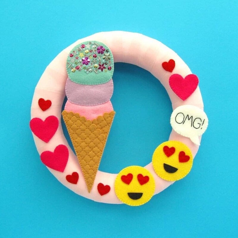 Emoji Wreath - Etsy UK