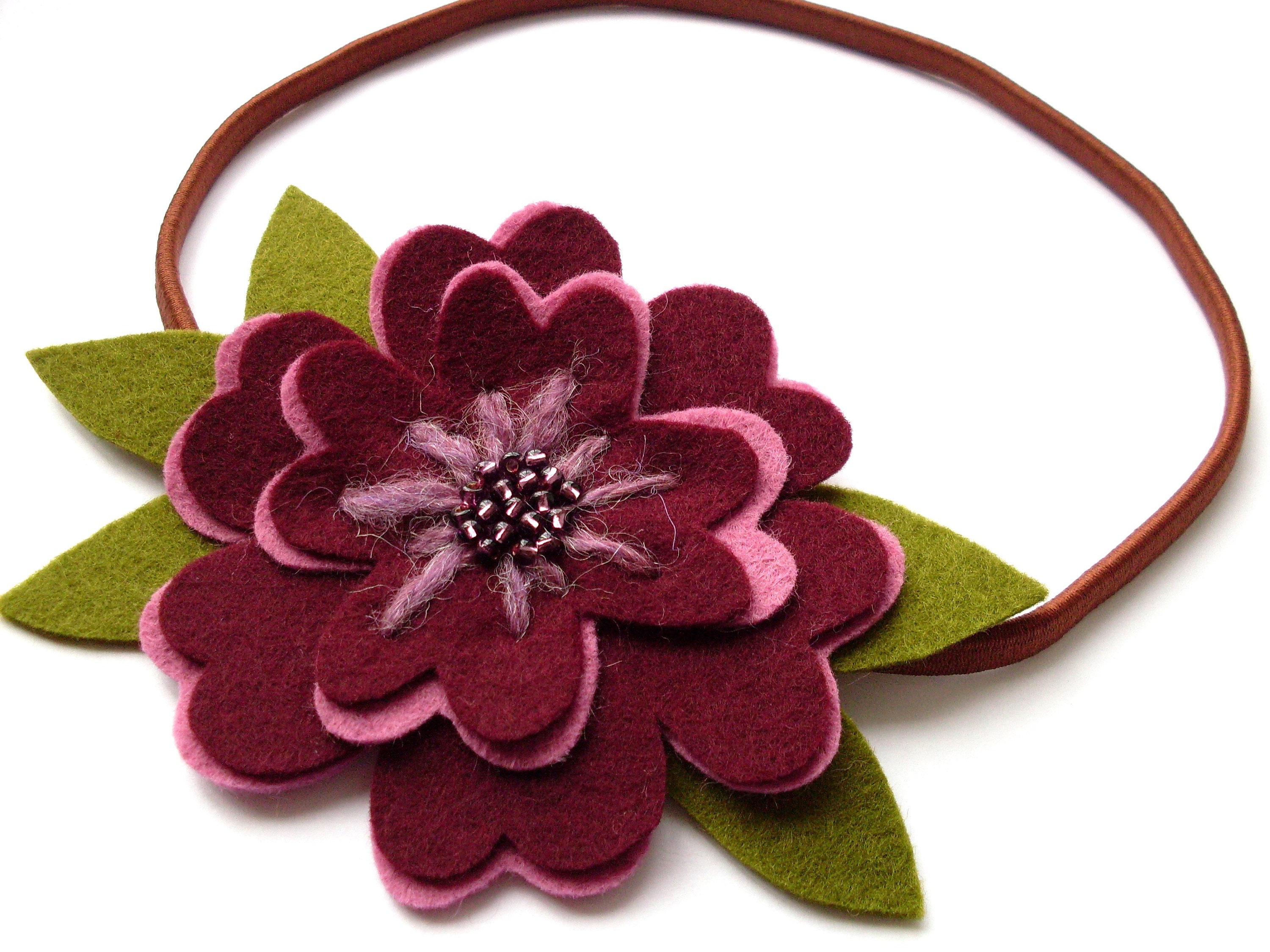 Romantic Flowers PDF Pattern Felt Flower Sewing Tutorial and | Etsy