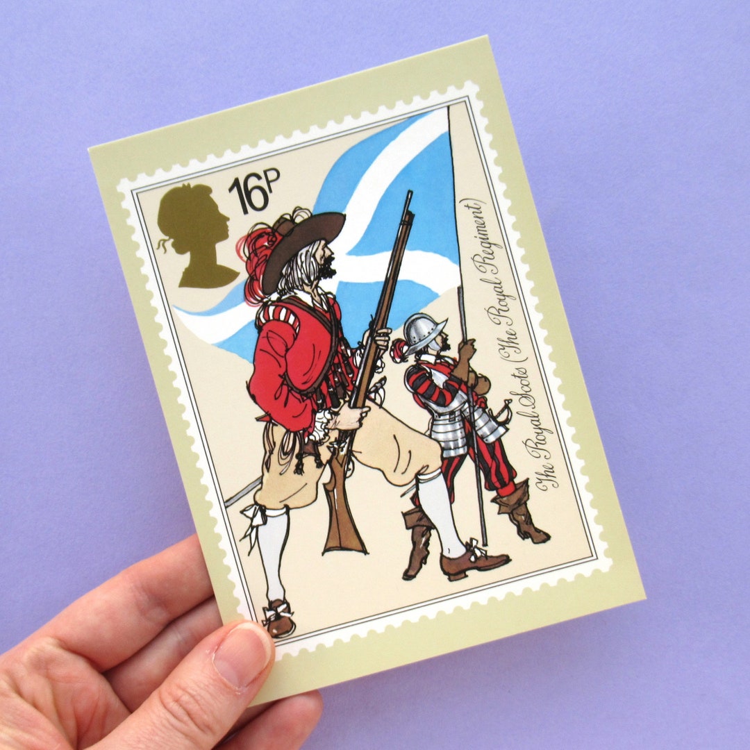 5 Vintage Postcards: the British Army, Unused Postcard Set, 1980s, 80s ...