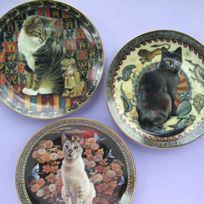 Cat Decorative Plate - Etsy