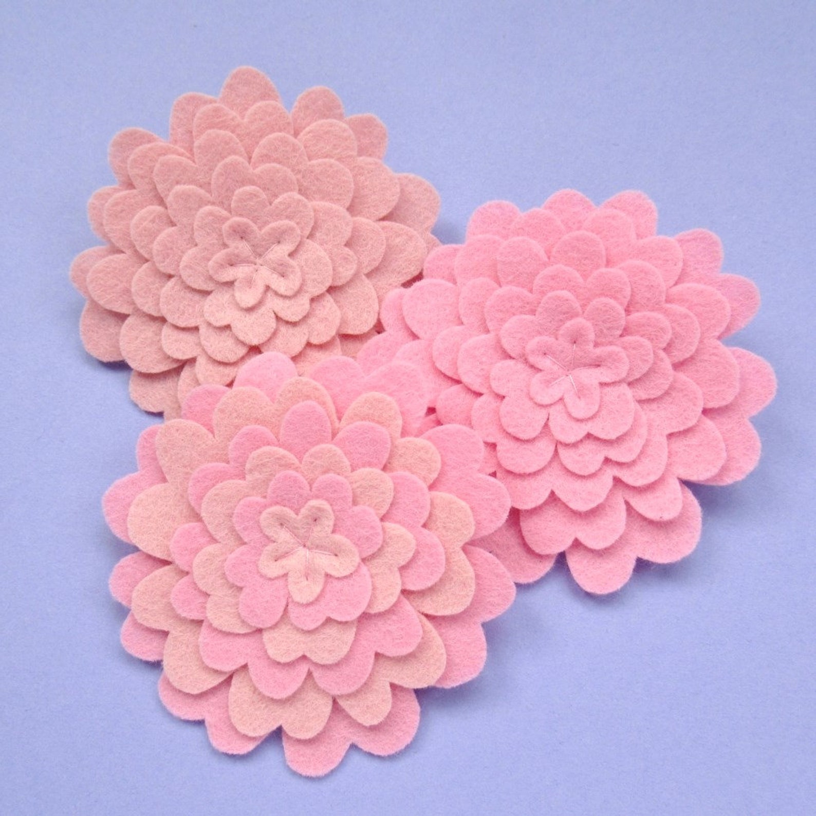 Peonies PDF Pattern Sew Pretty Peony Brooches With This Felt | Etsy