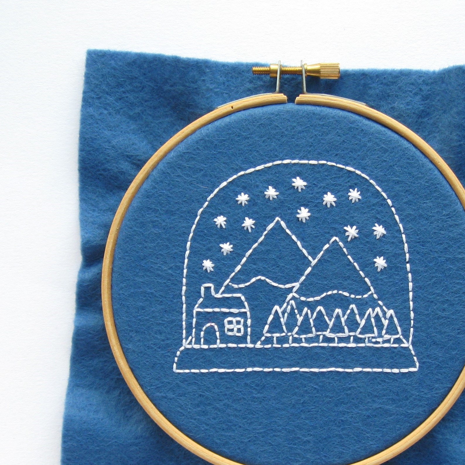 Snow Globe PDF Pattern Felt Christmas Ornament Sewing - Etsy