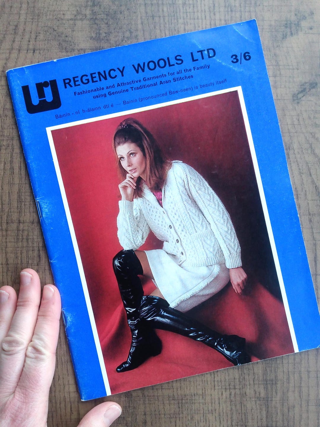 Regency Wools Aran Knitting Patterns, Vintage Knitting Pattern Booklet ...