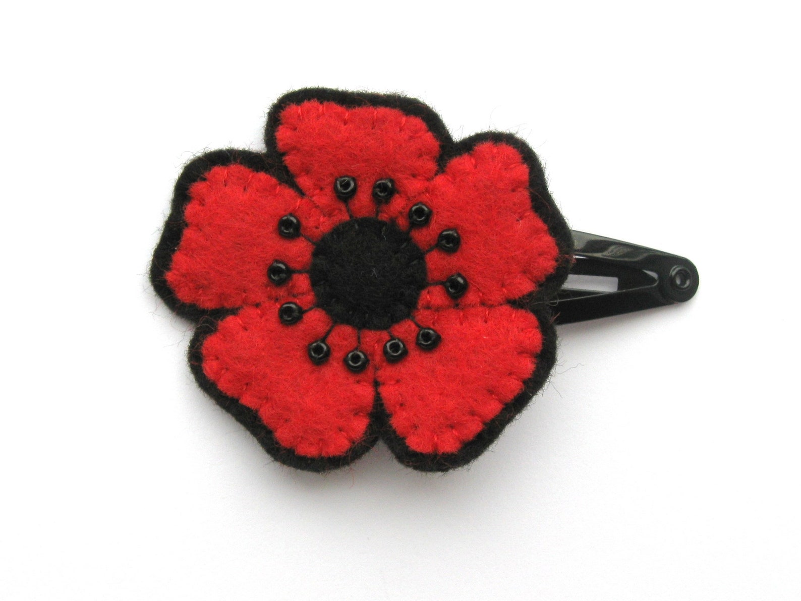 Poppies PDF Pattern Easy Felt Flower Sewing Tutorial and - Etsy Australia