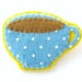 Teapot & Teacup PDF Pattern Easy Printable Felt Brooch Sewing - Etsy
