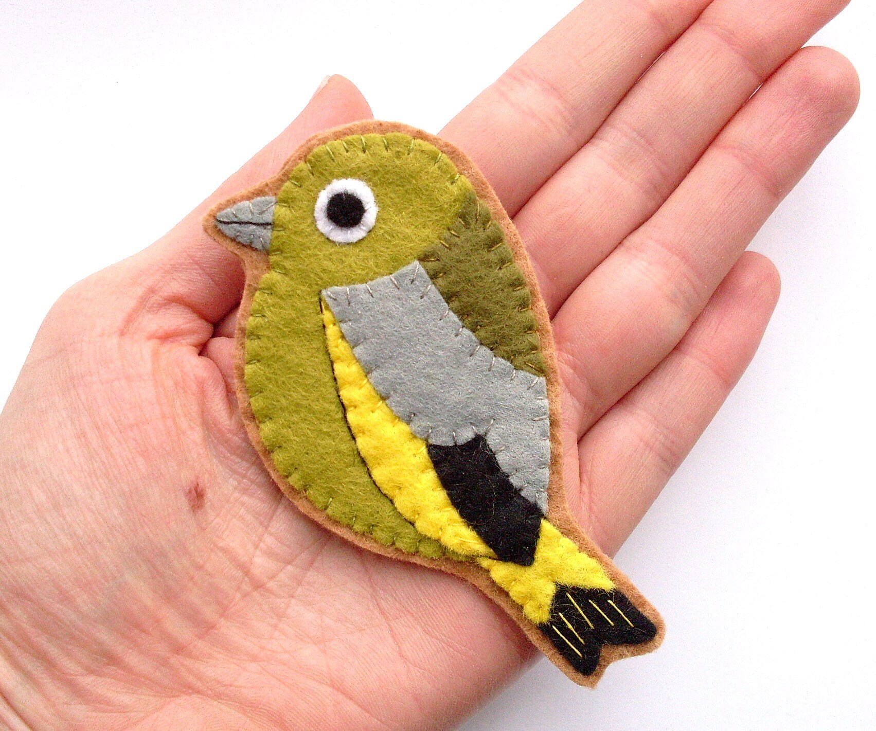 Greenfinch PDF Pattern Felt Bird Sewing Tutorial and - Etsy Australia