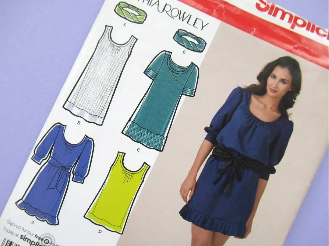 Sewing Pattern: Simplicity 2586 Women's Dress or Tunic, Tie Belt ...
