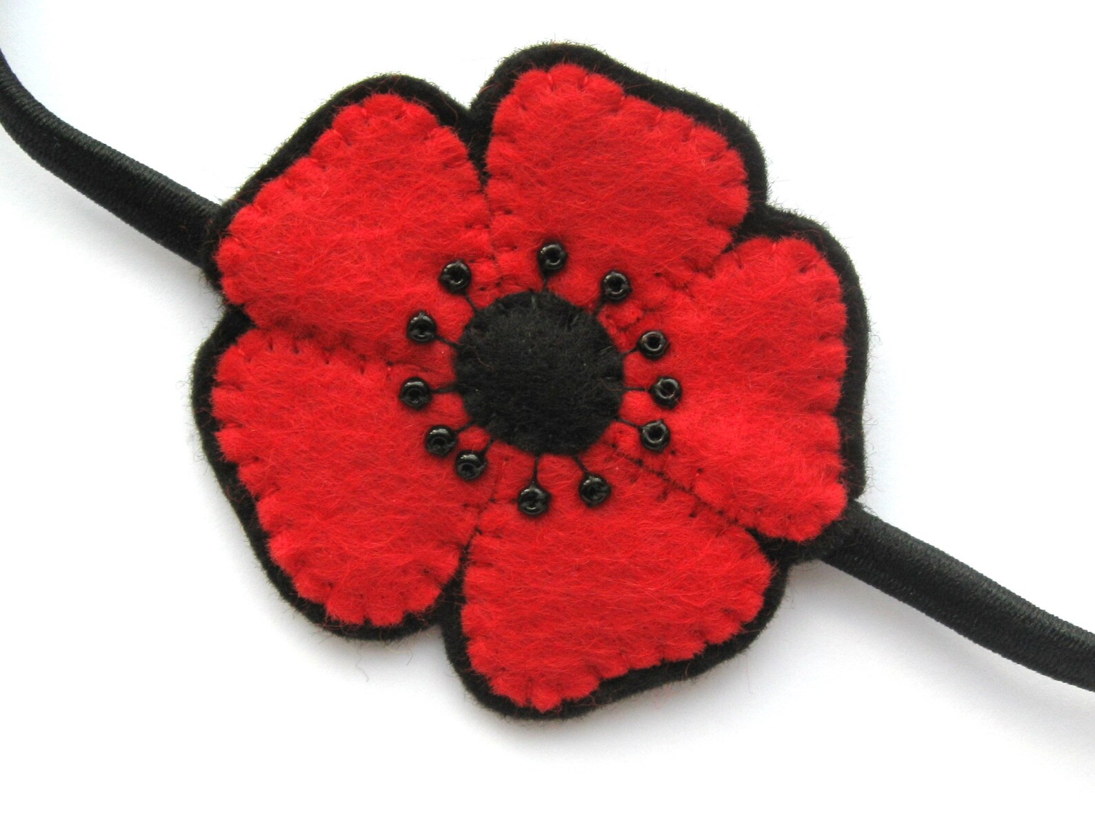 Poppies PDF Pattern Easy Felt Flower Sewing Tutorial and | Etsy