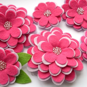Flexible Flowers PDF Pattern - Easy Felt Flower Sewing Tutorial, Sew ...