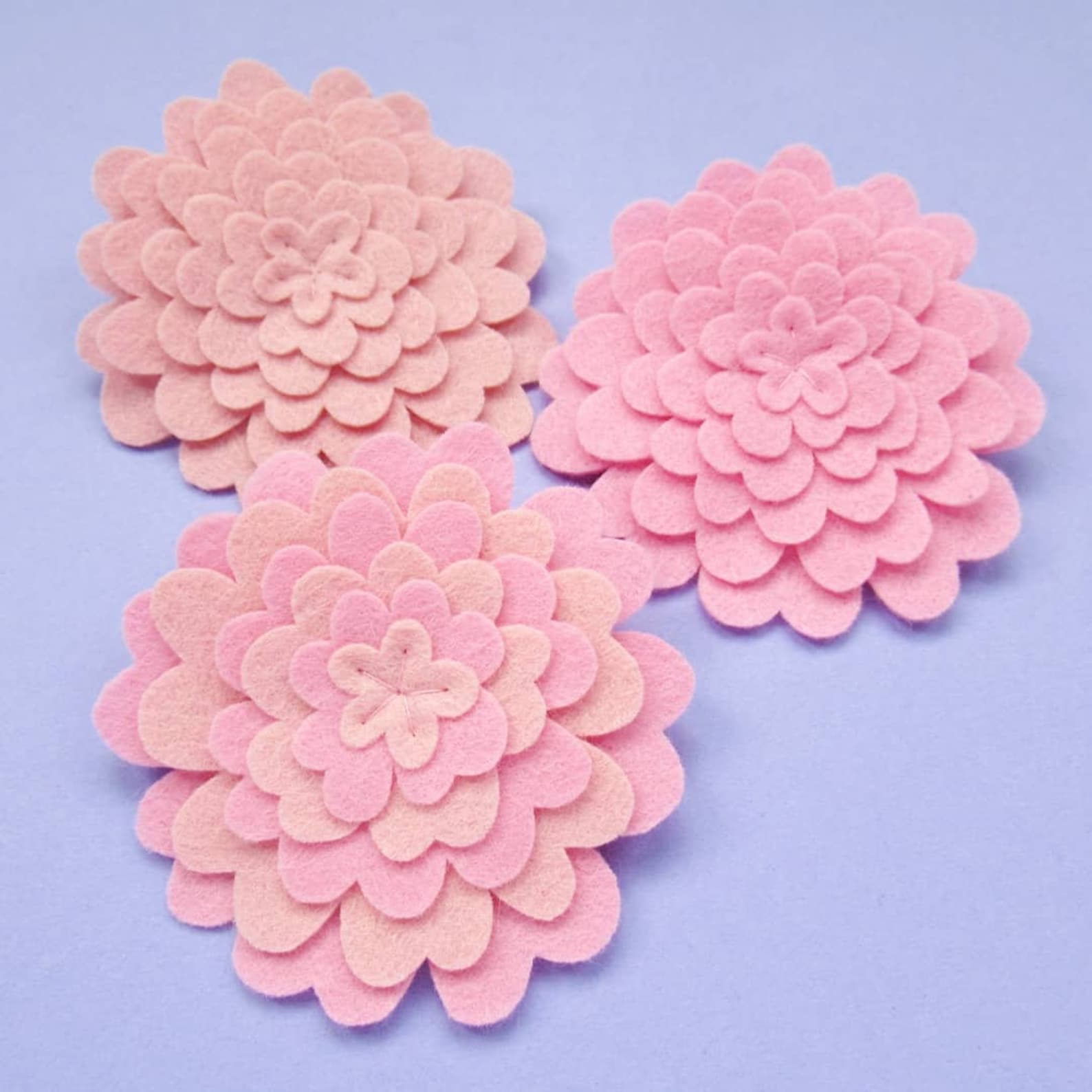 Peonies PDF Pattern - Sew Pretty Peony Brooches With This Felt Flower ...
