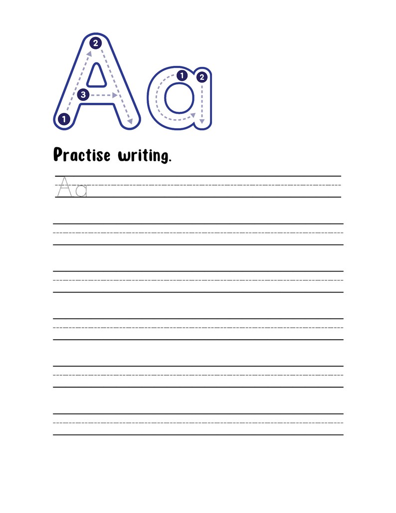 Back to School Alphabet Book for Kids - Etsy