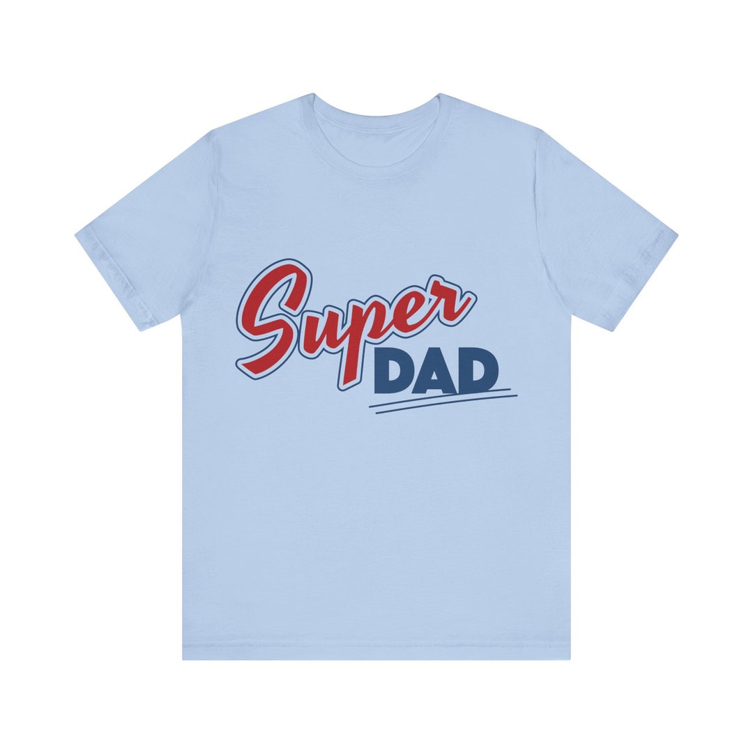 Super Dad Father's Day Graphic Jersey Short Sleeve Tee - Etsy