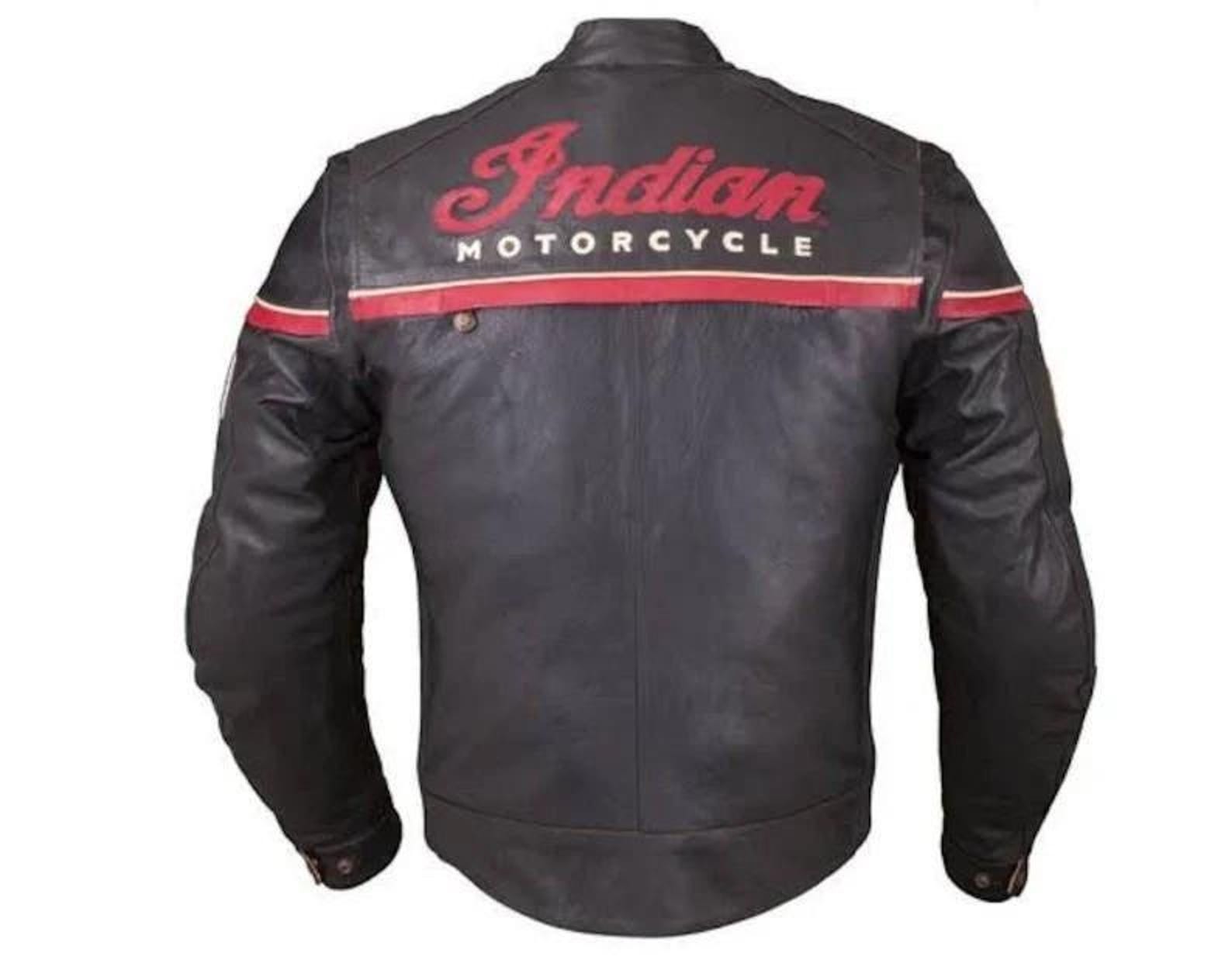 Indian Motorcycle Leather Jacket: 1901 Biker Jacket - Etsy