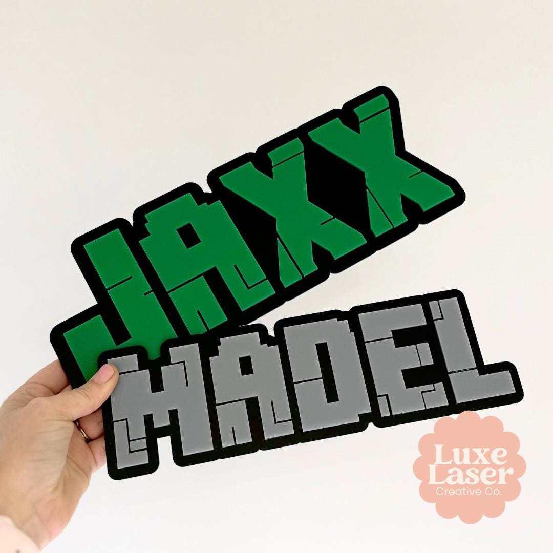 Minecraft Room Sign , Kids Room Sign, Minecraft Name Plaque, Kids Decor ...