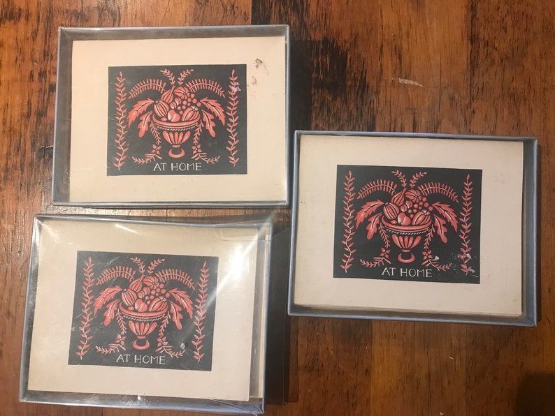 Vintage Eleanor Finch Invitations, Colonial, Theorem Stencil Painting ...