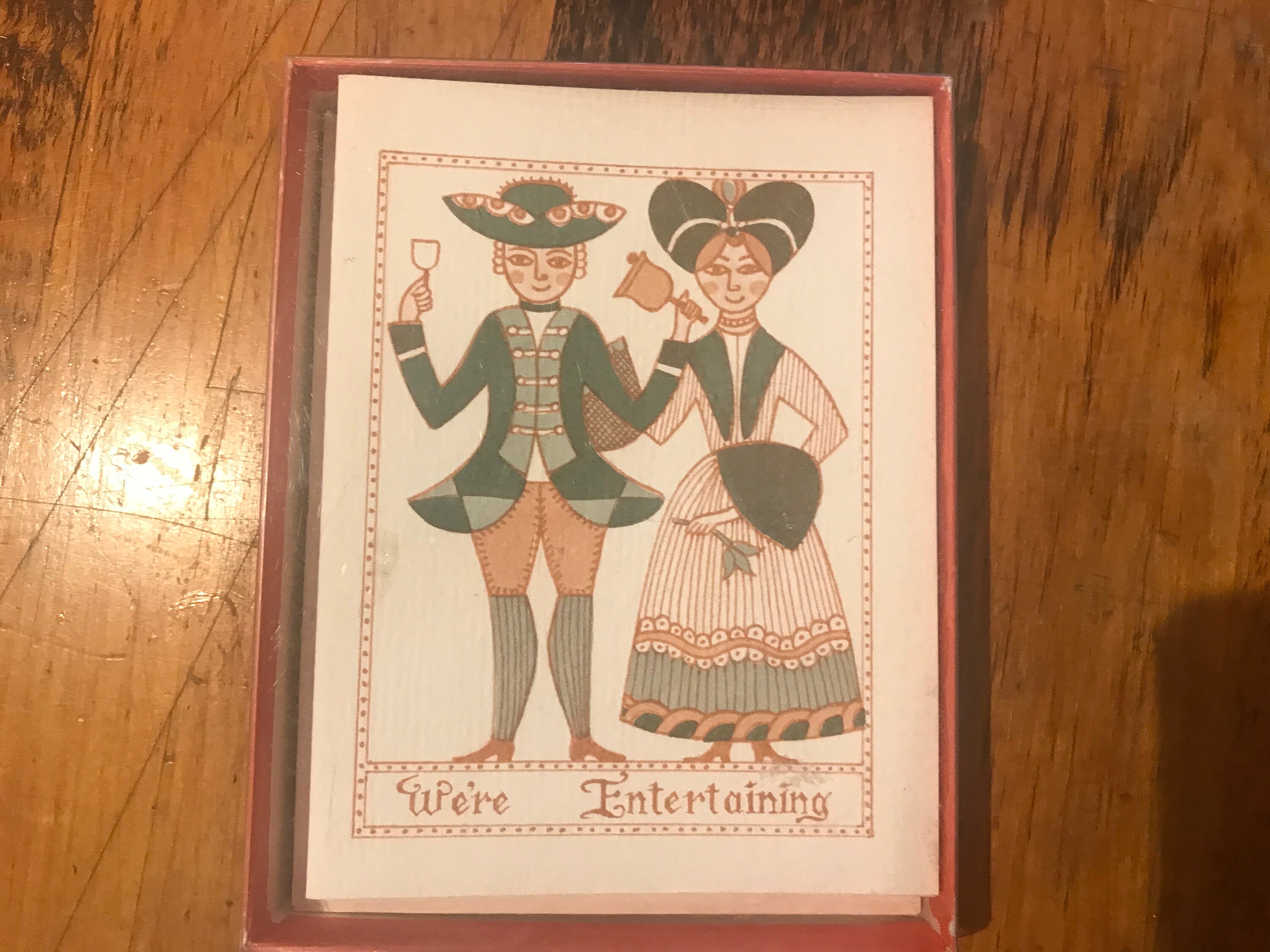 Vintage Eleanor Finch Invitations, Colonial, Painting Design, Man and ...