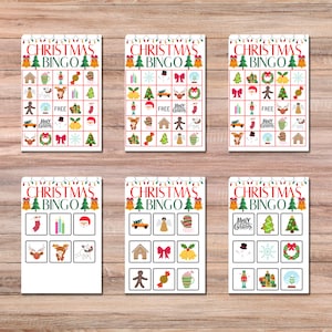 Christmas Bingo Game, Xmas Printable Bingo Cards, Hallmark Movie Bingo ...
