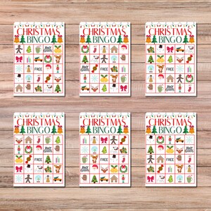 Christmas Bingo Game, Xmas Printable Bingo Cards, Hallmark Movie Bingo ...