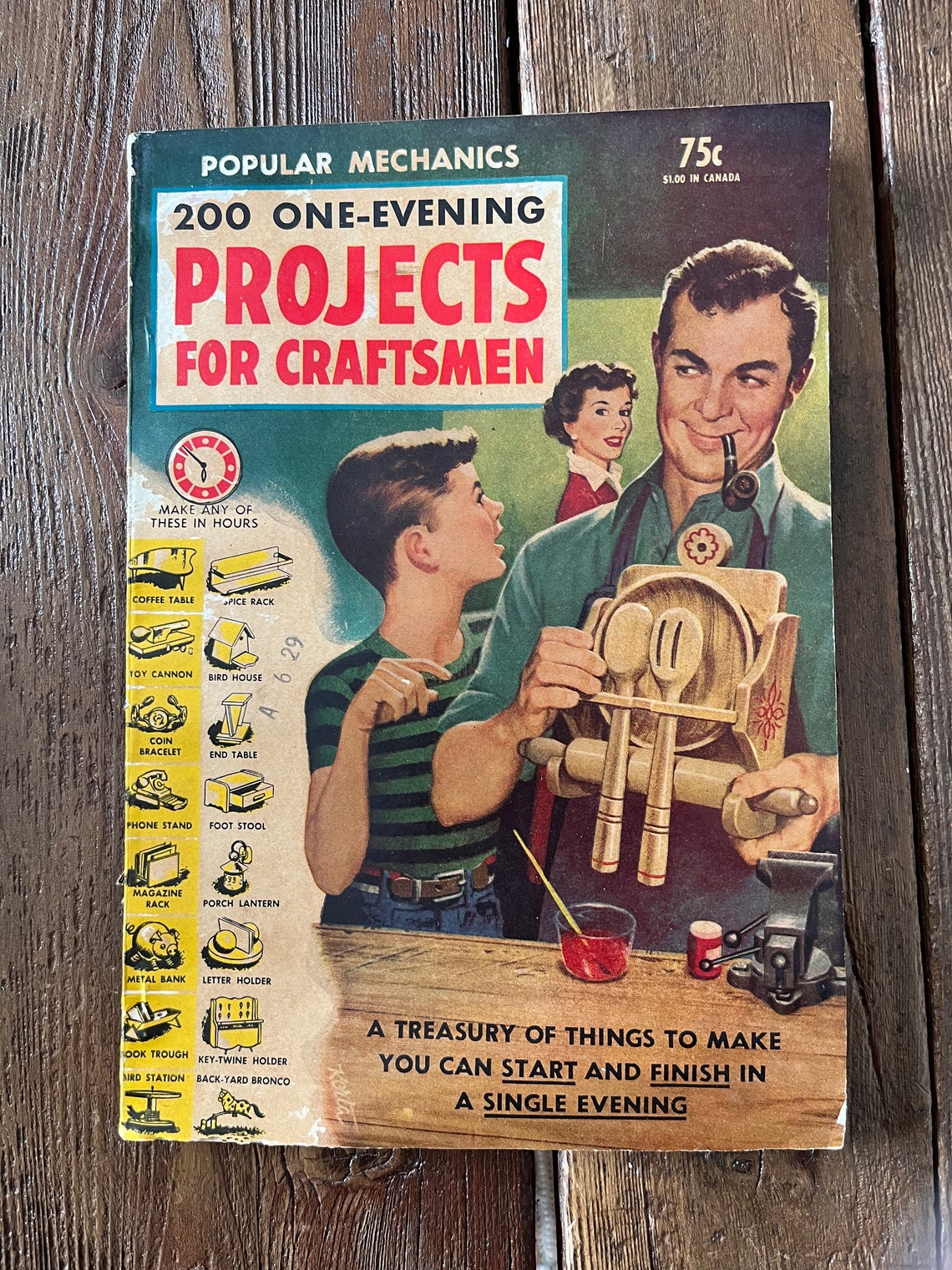 Popular Mechanics Craftsmen Project Book - Midcentury Magazine - Etsy