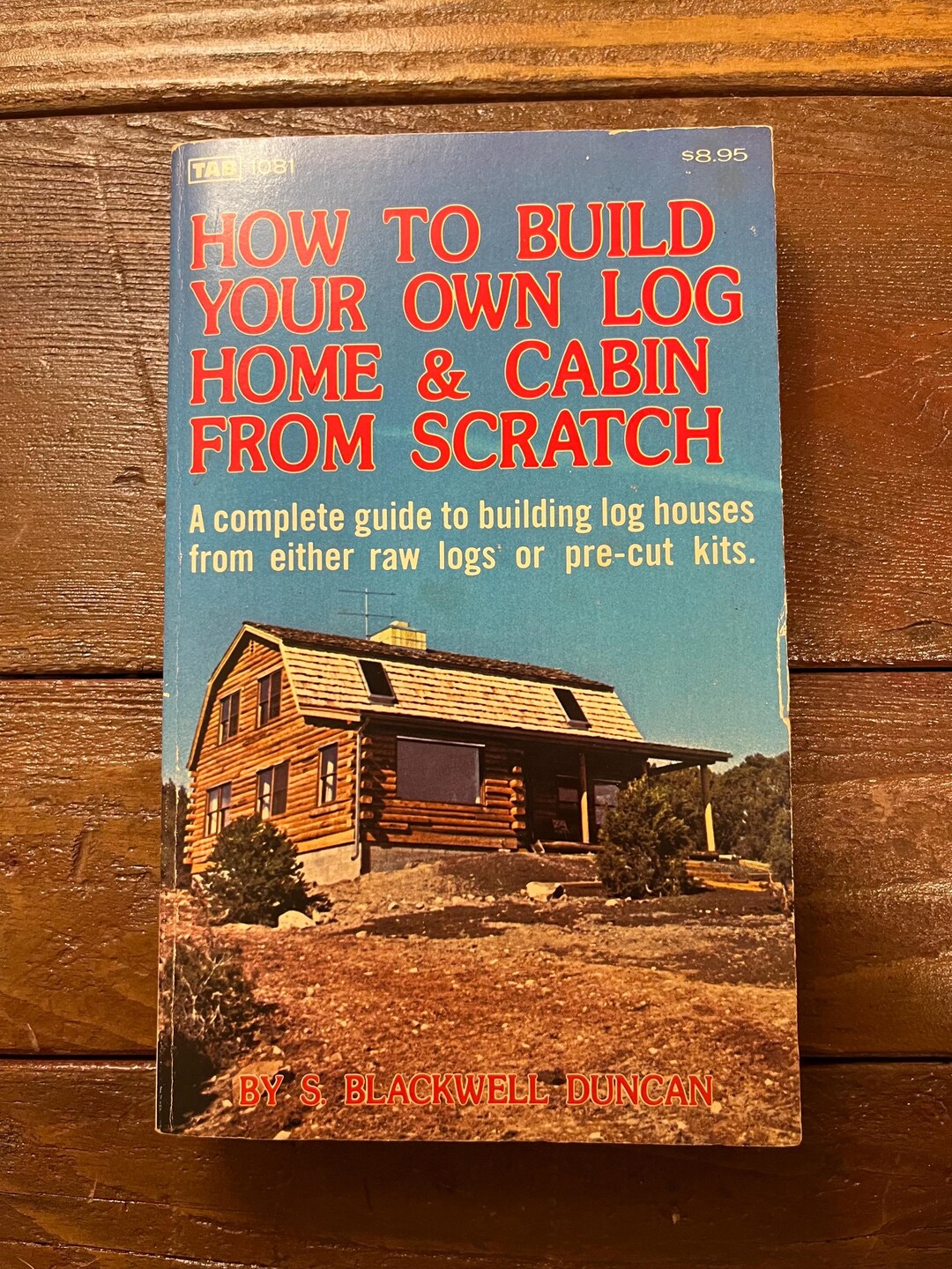 Homesteading Build Your Own Cabin Handbook Vintage Book - Etsy