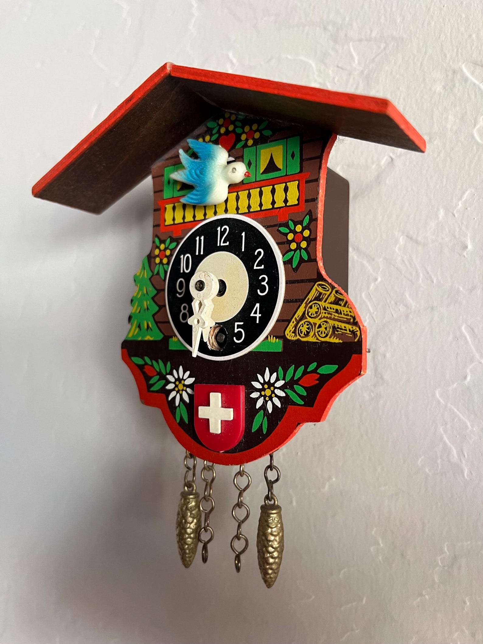Vintage Miniature German Cuckoo Clock - Etsy