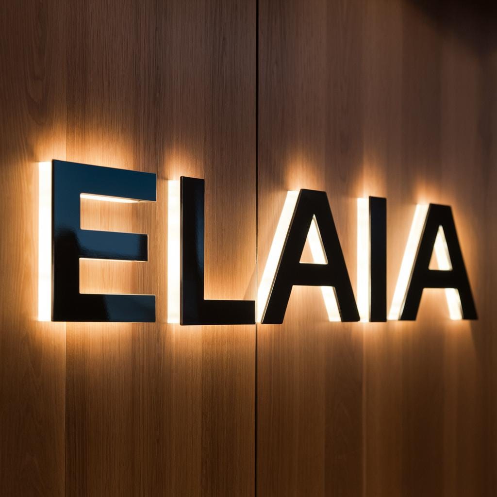 Reception Sign Laser Cut Logo Sign 3D Business Signage Metal Backlit ...