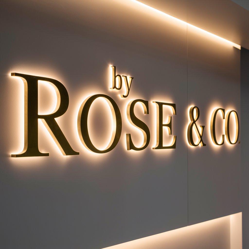 Reception Sign Laser Cut Logo Sign 3D Business Signage Metal Backlit ...