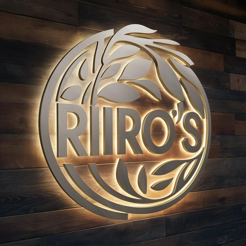 3D Acrylic Sign Custom Backlit Sign 3D Logo Sign Metal Signs Laser Cut ...