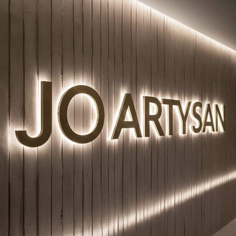 Custom Backlit Sign Backlit Business Sign Laser Cut Sign Metal Sign ...