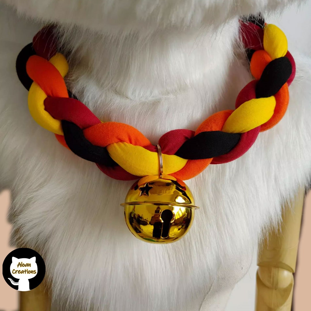 16 Colorsfursuit Collar Bell, Fursuit Accessory, Custom Furry Collar ...