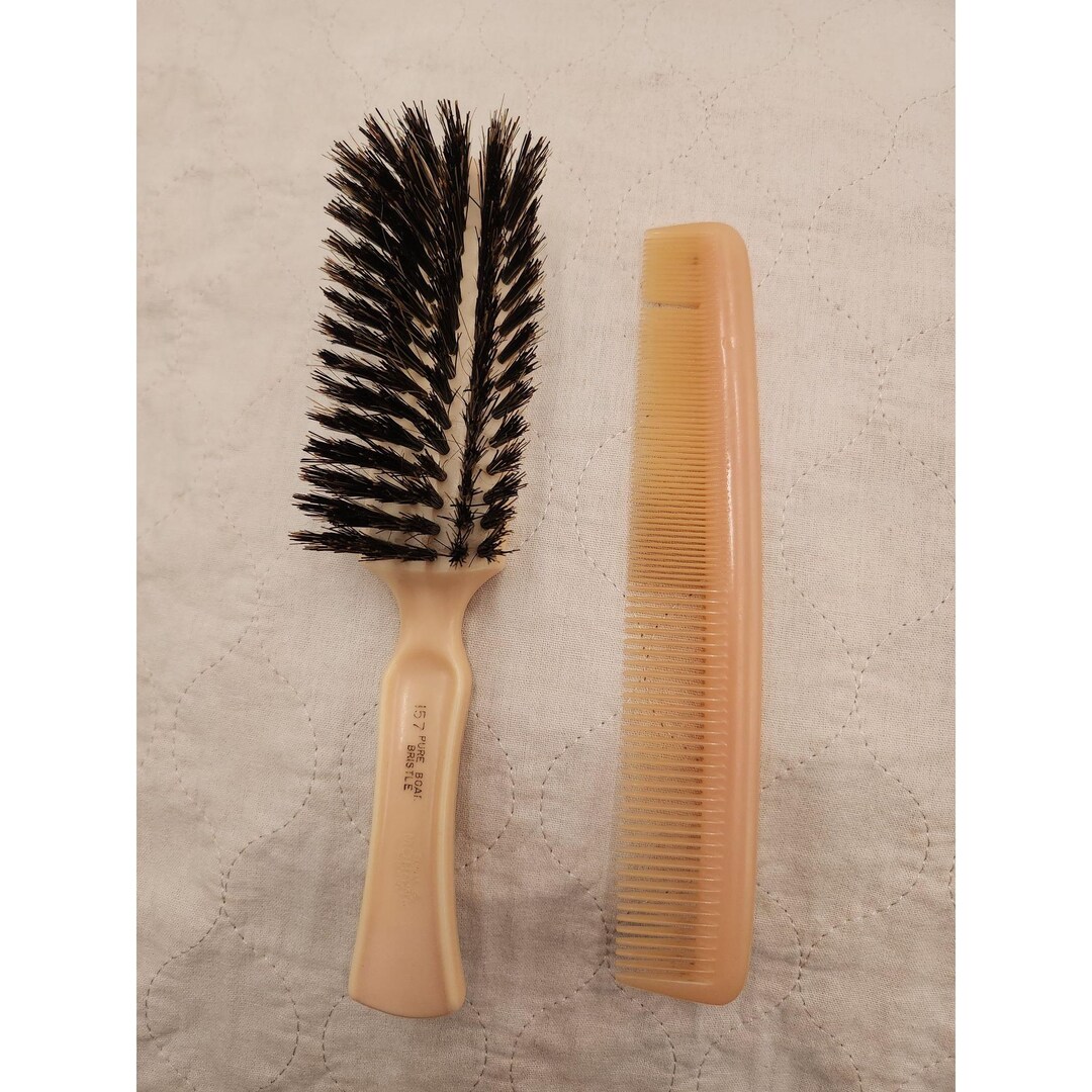 Brush by Mohawk 157 Pure Boar Bristle Brush & Airmaid Nylon Comb As-is ...