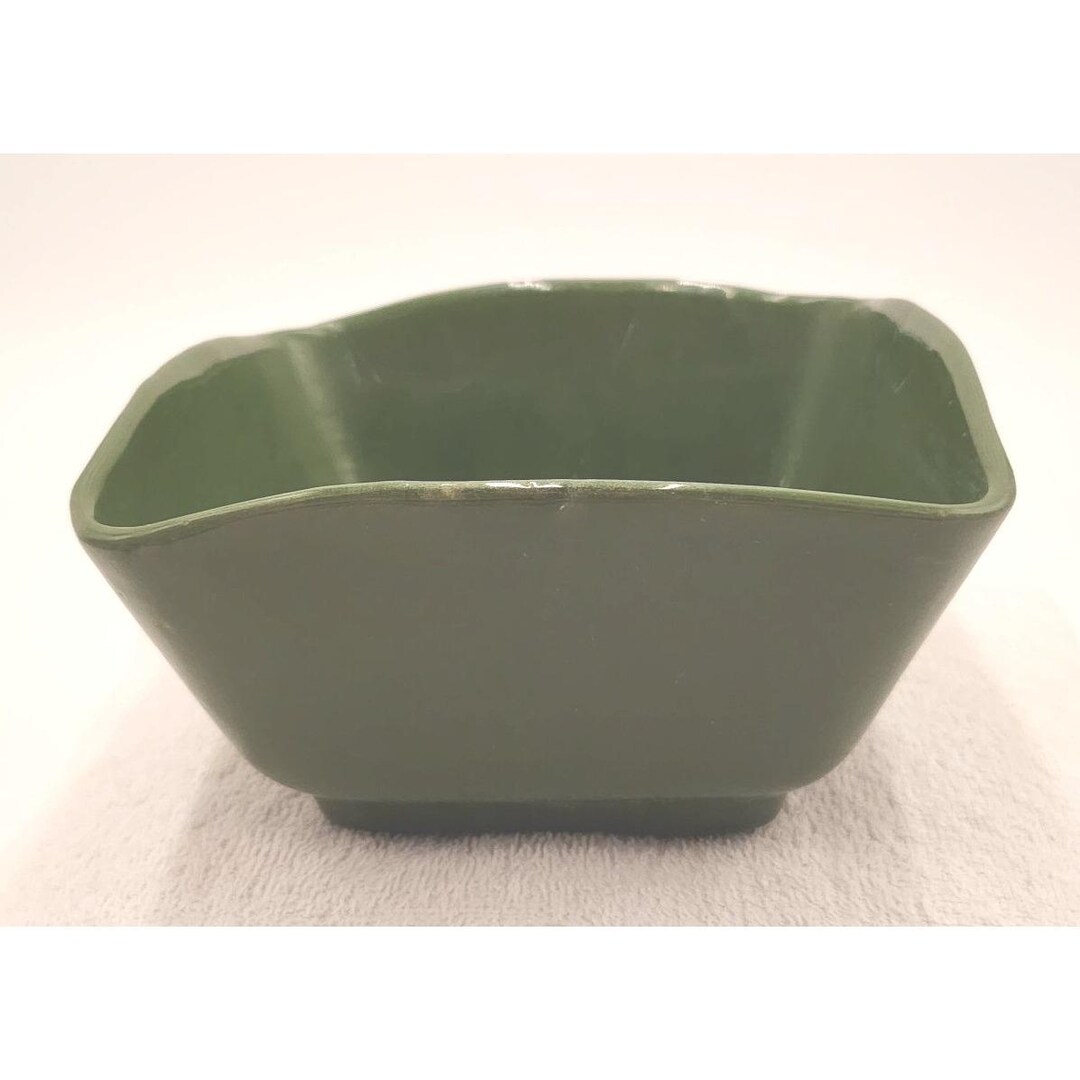 Shawnee USA 450 Ceramic Square Planter Vtg Est Green As-is - Etsy