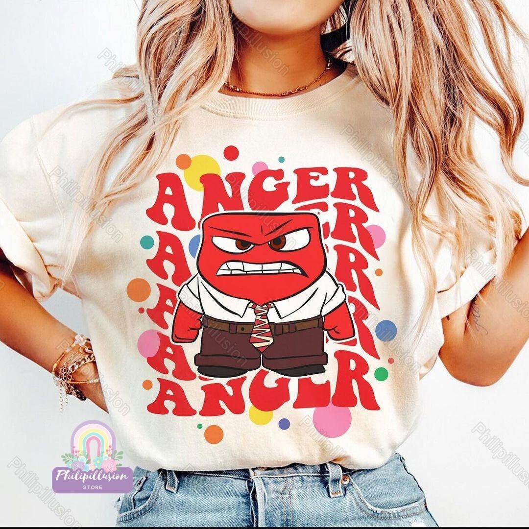 Inside Out Anger Shirt, Disney Inside Out Shirt, Inside Out Costume ...