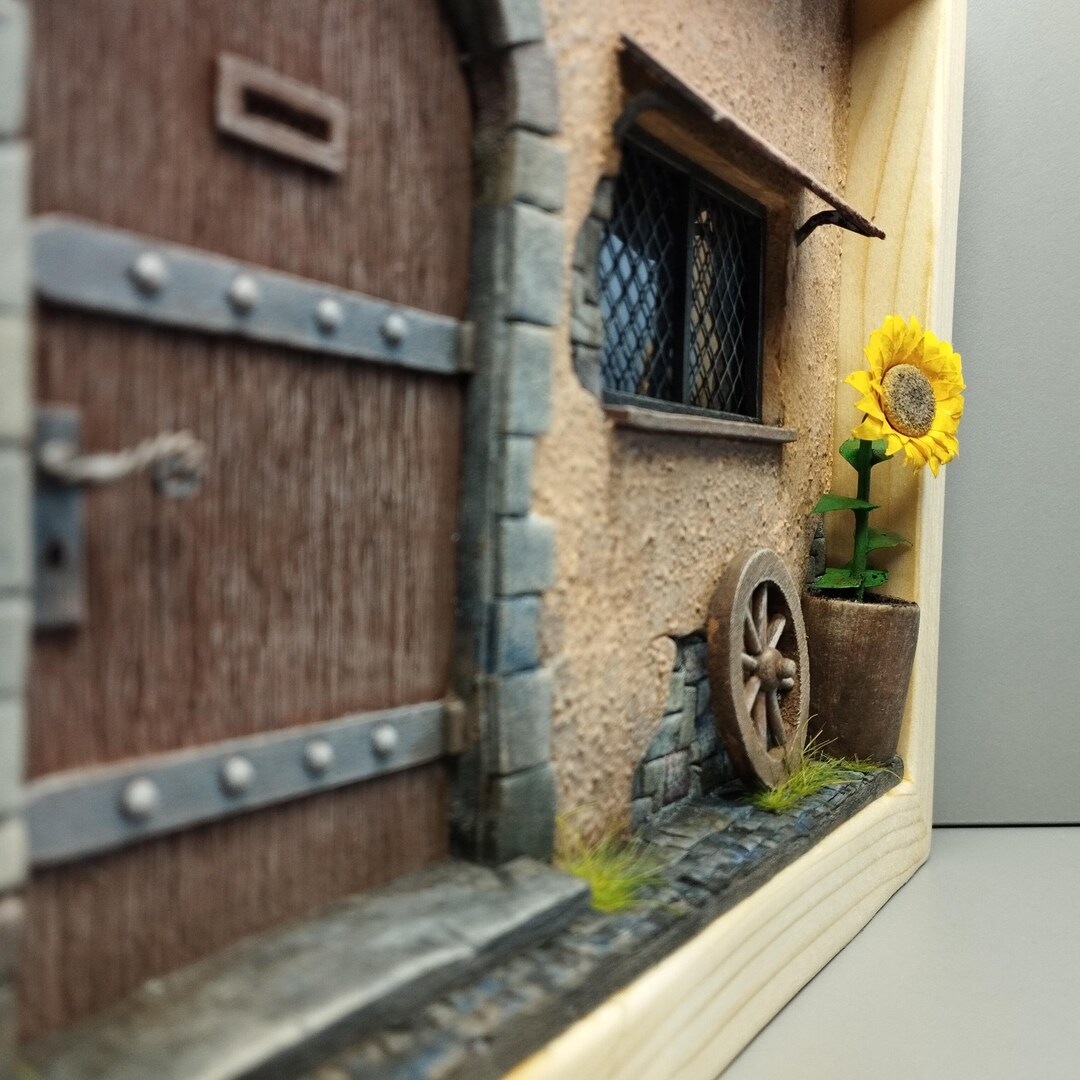 Picture Frame Diorama of Vintage Facade - Etsy