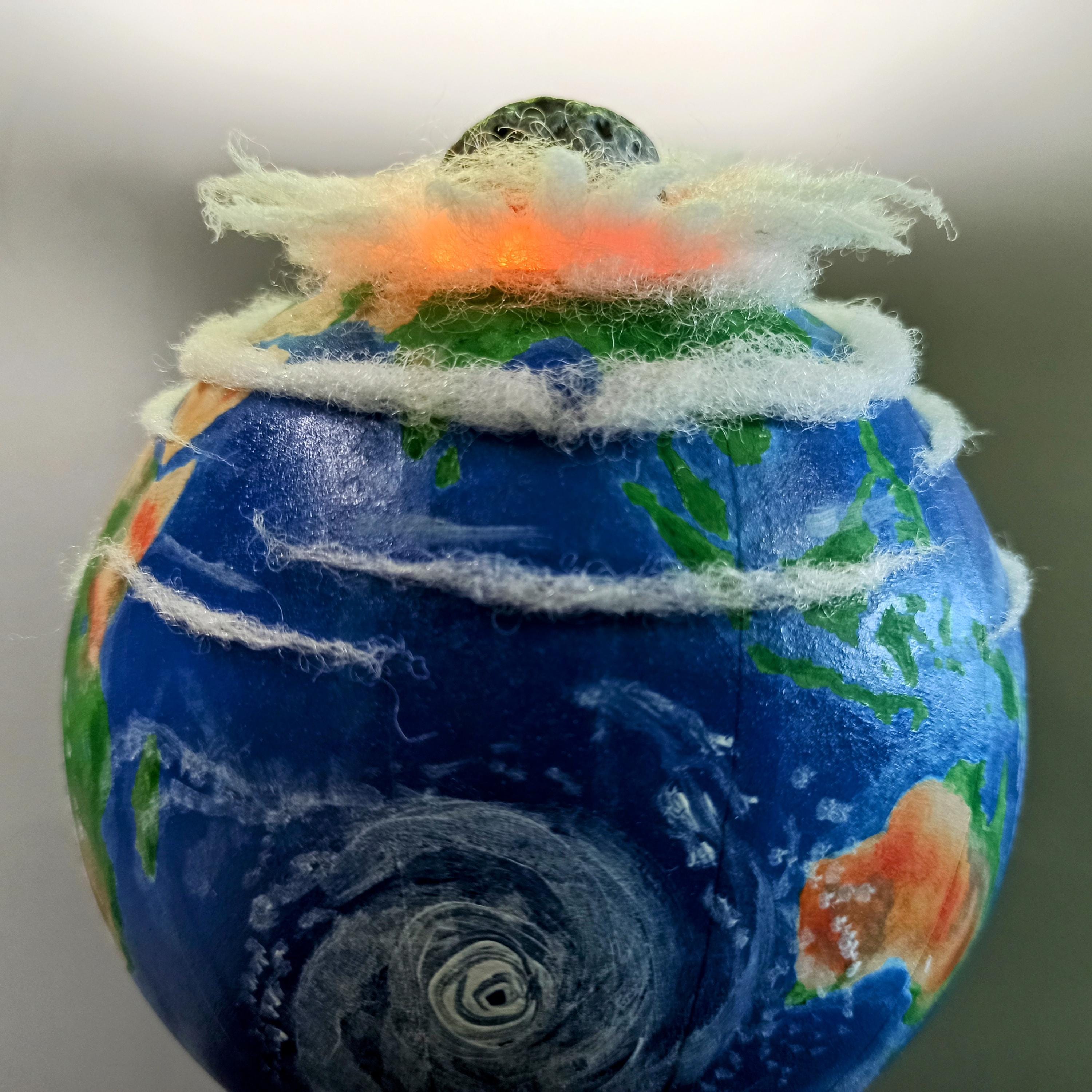 Asteroid Impact Diorama, Armageddon Miniature - Etsy