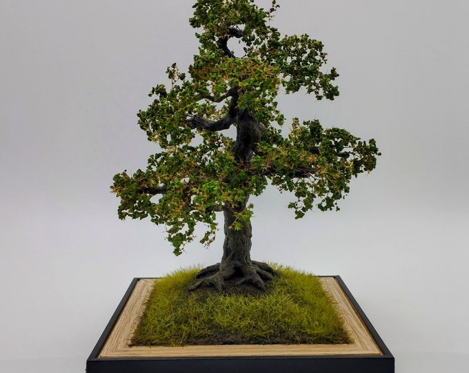 Diorama Tree, Realistic Grassy Knoll - Etsy
