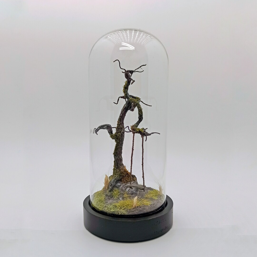 Glass Dome Diorama: Old Tree Swing - Etsy