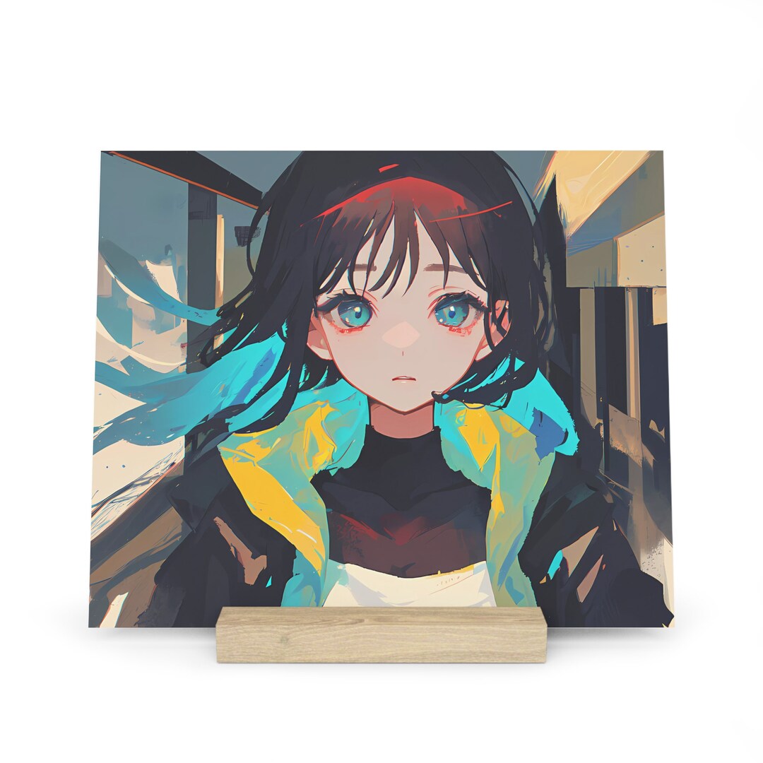Chill Anime Girls Gallery Board With Stand No.007 - Etsy