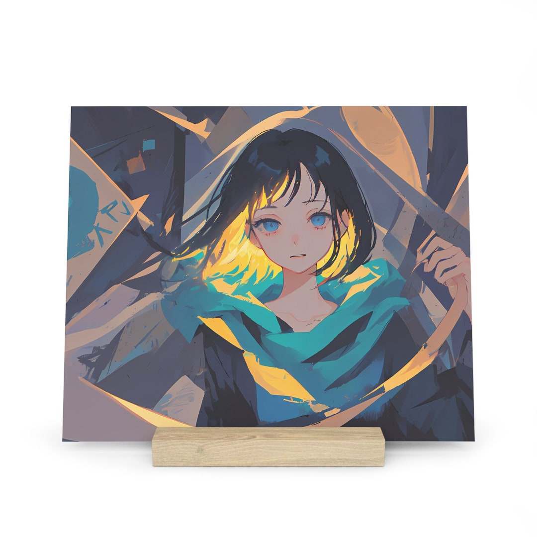 Chill Anime Girls Gallery Board With Stand No.004 - Etsy