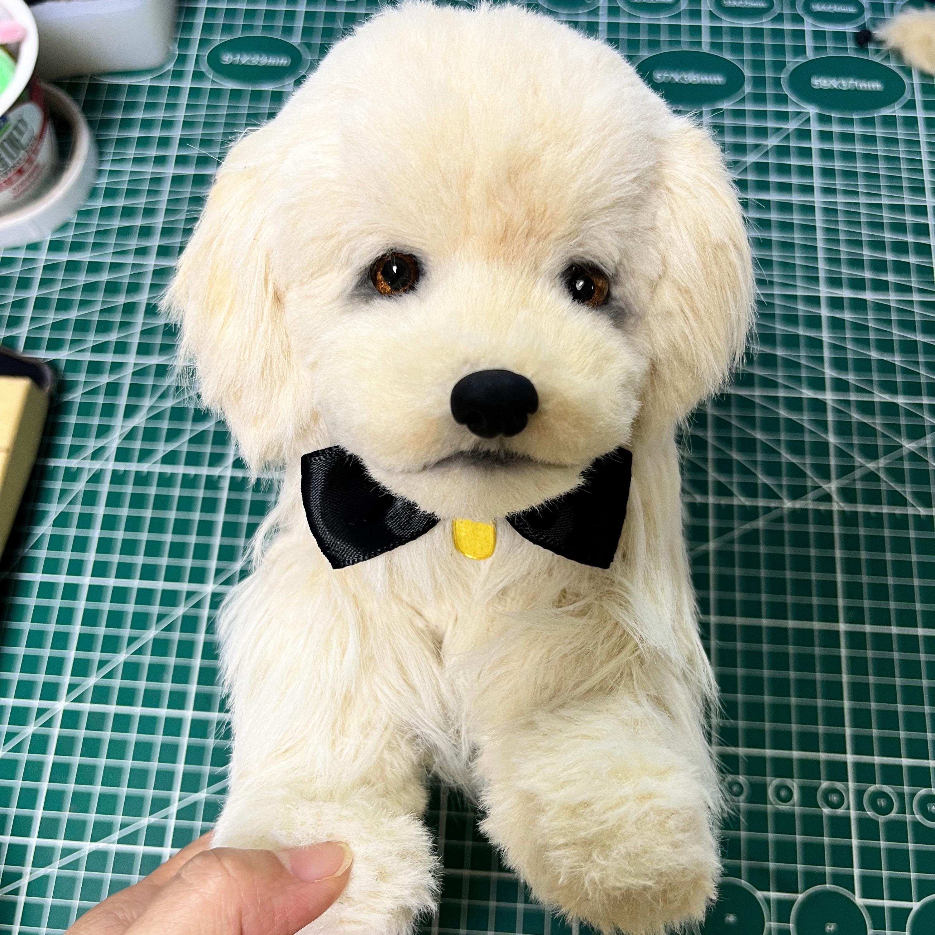 Custom Miniature Dog Replica: Poseable Plush Pet Keepsake - Etsy