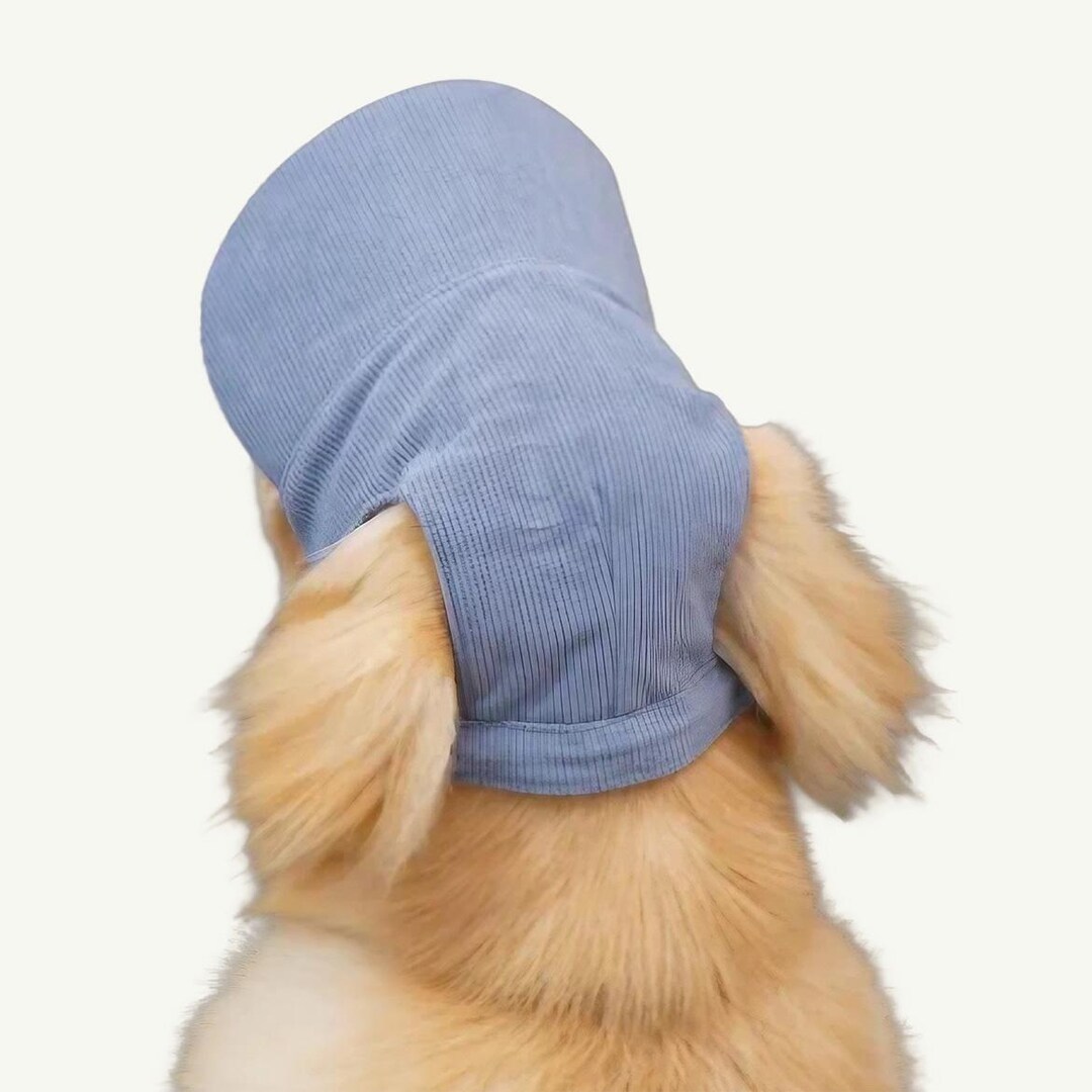 Corduroy Dog Baseball Cap: Puppy Sun Protection Hat With Ear Flaps - Etsy