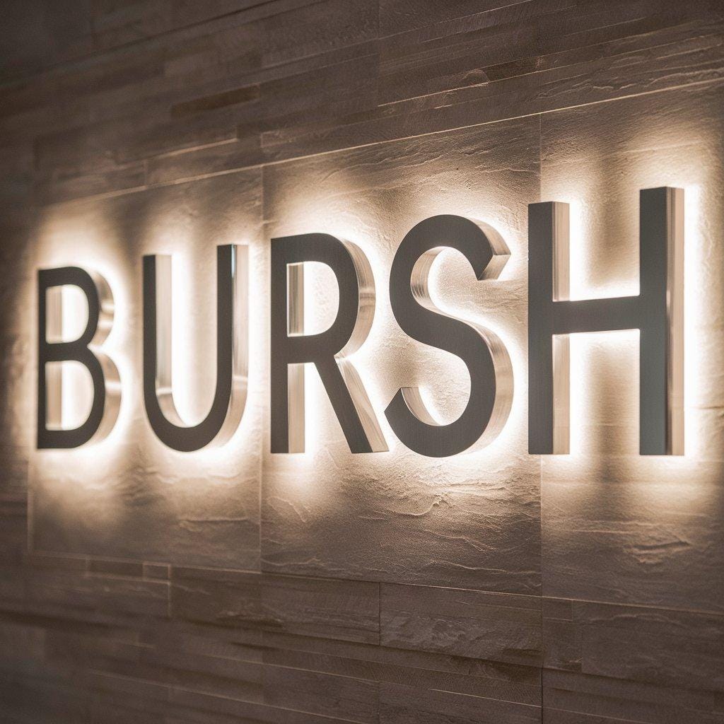 Led Backlit Signage, Custom Led Logo Sign, Metal Sign, 3D Design Custom ...