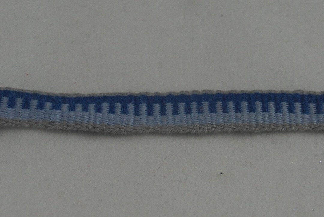 Handwoven Inkle Band Tape Trim Lt & Dk Blue SCA Medieval - Etsy