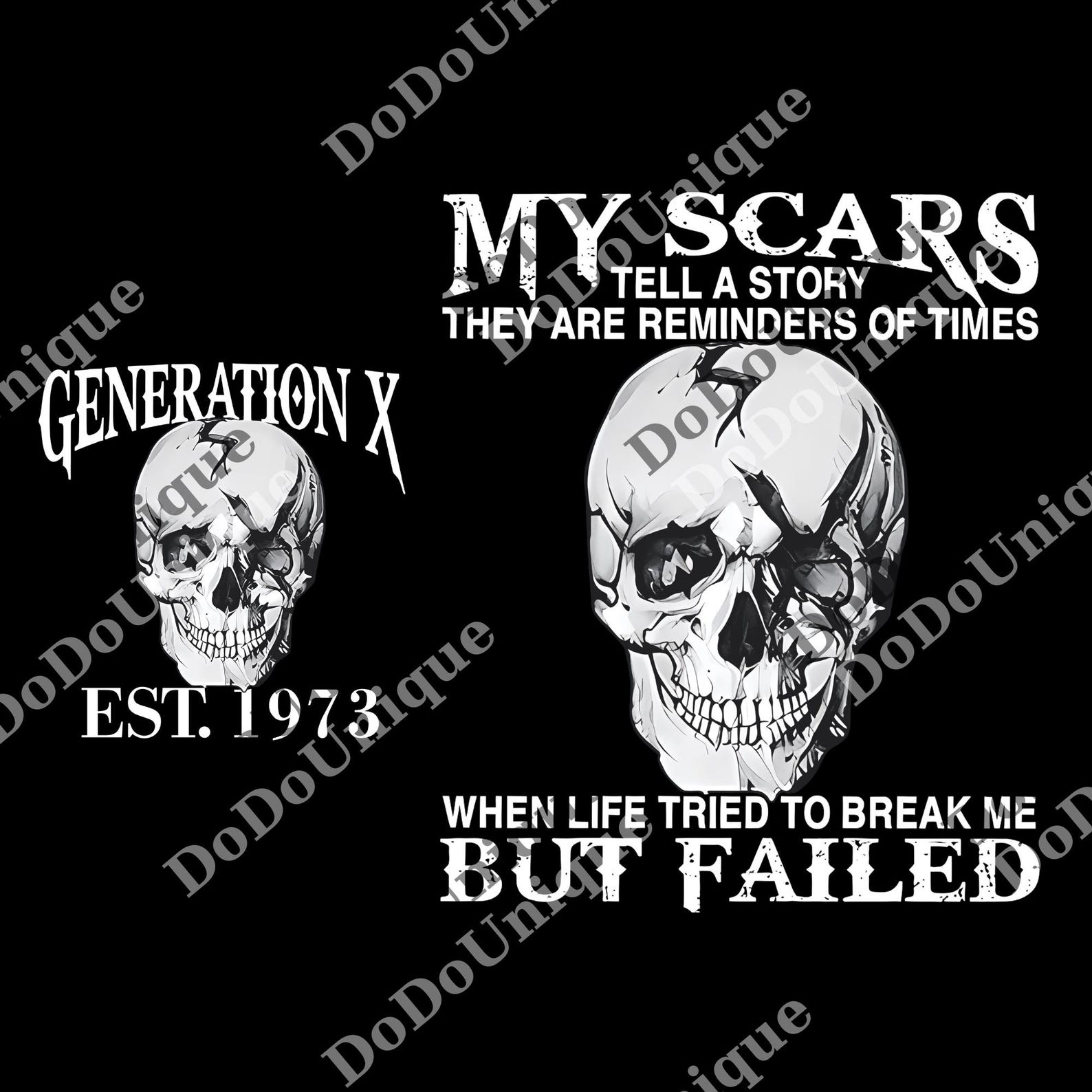 Generation X Custom Year Png, My Scars Tell A Story They Are Reminders ...