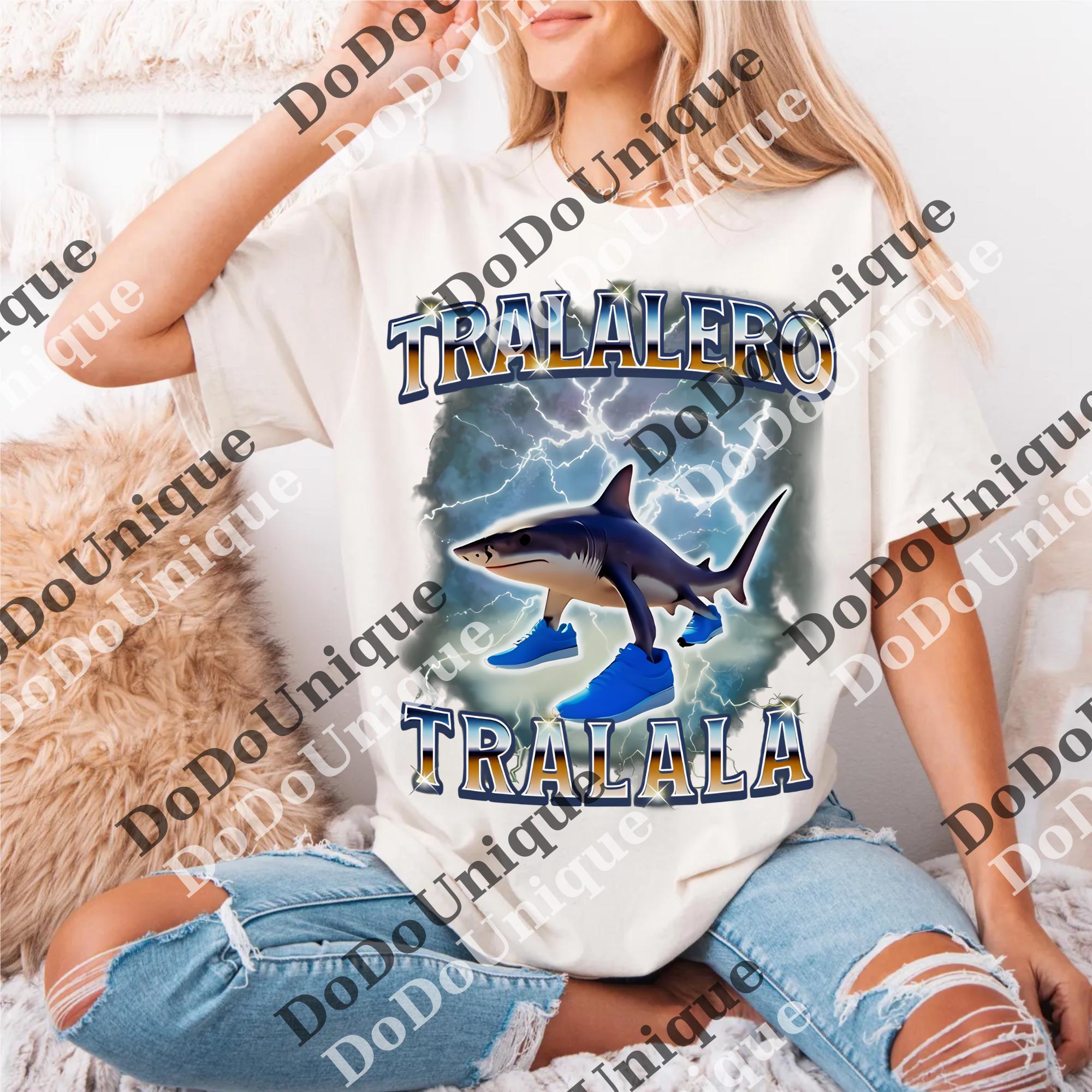 Tralalero Tralala Funny Shark Meme Png, Booatleg Rap Png, Shark With ...