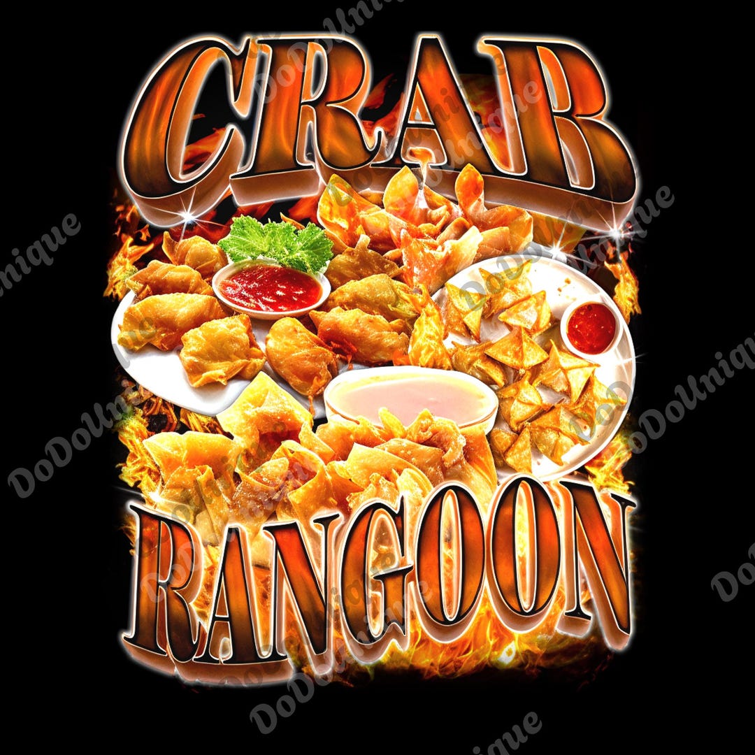 Crab Rangoon Png, Crab Rangoon Meme Png, Funny Fast Food Digital, Funny ...
