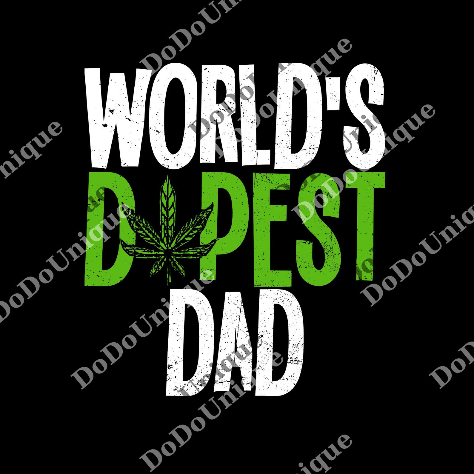 Worlds Dopest Dad Weed Cannabis Vintage Retro Gift Png, Marijuana Gift ...
